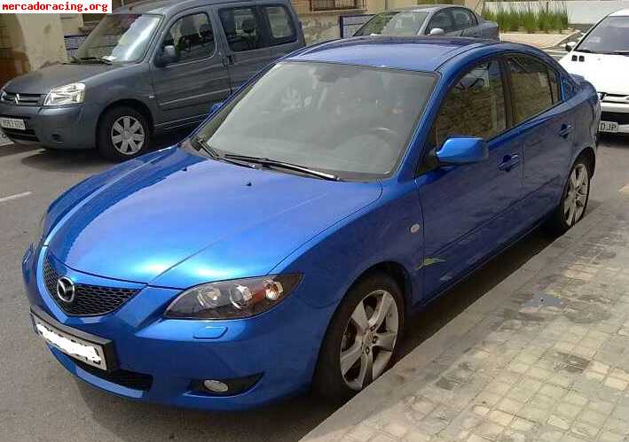 mazda 3 2.0 150cv azul electrico 60.000km