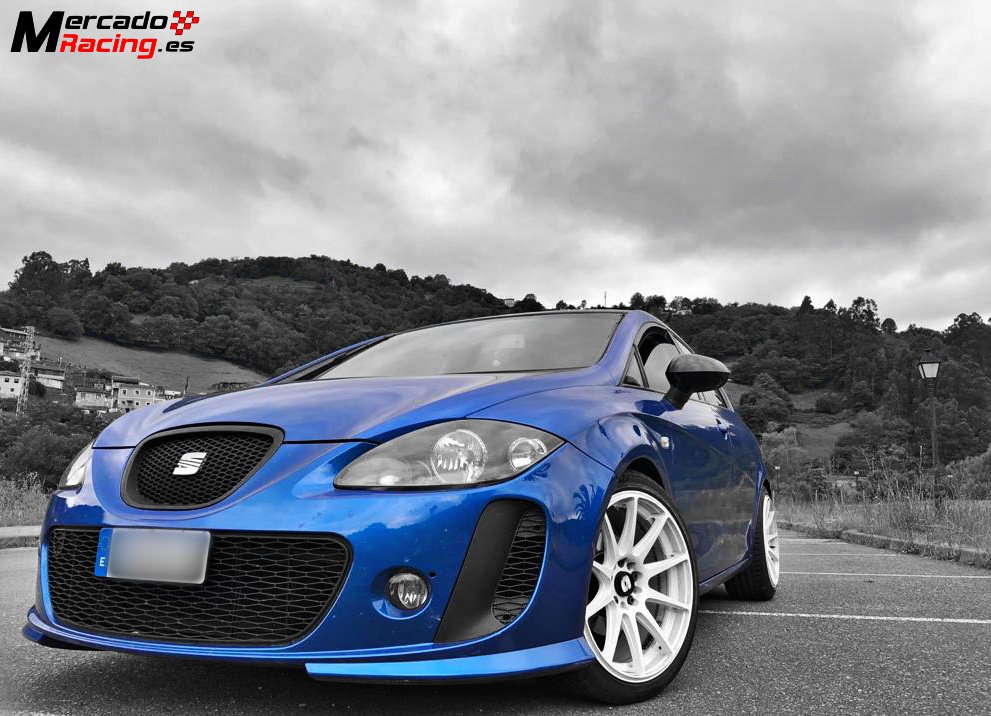 SEAT LEÓN TDI 105 CV AZUL SUBARU AÑO 2011 140000 KM JR 18 EIBACH