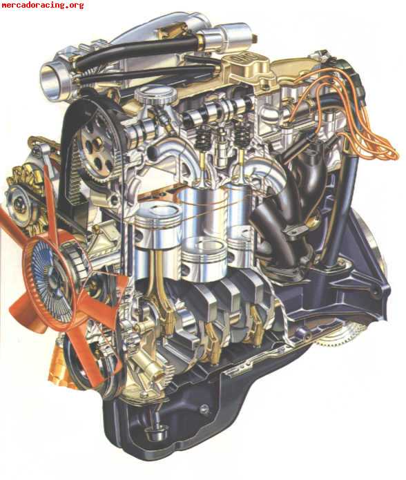 Motor Opel 2.0i C20ne con levas 300º GºA